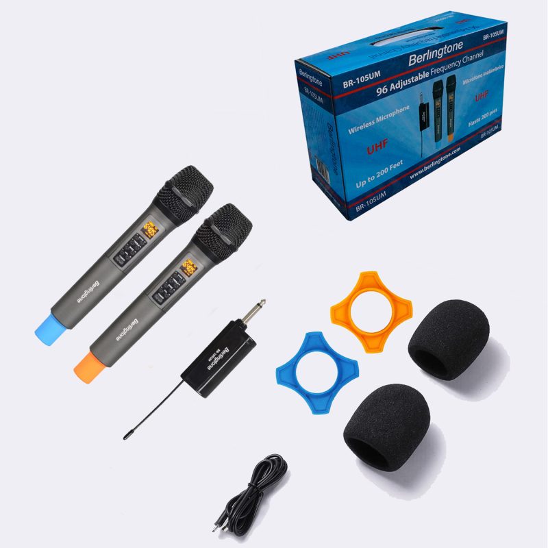 Berlingtone BR-105UM Dual Wireless Handheld Microphone Systems ...