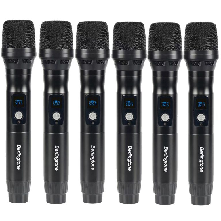 Berlingtone BR-600UM, Professional 6-Channel UHF Wireless Dynamic ...