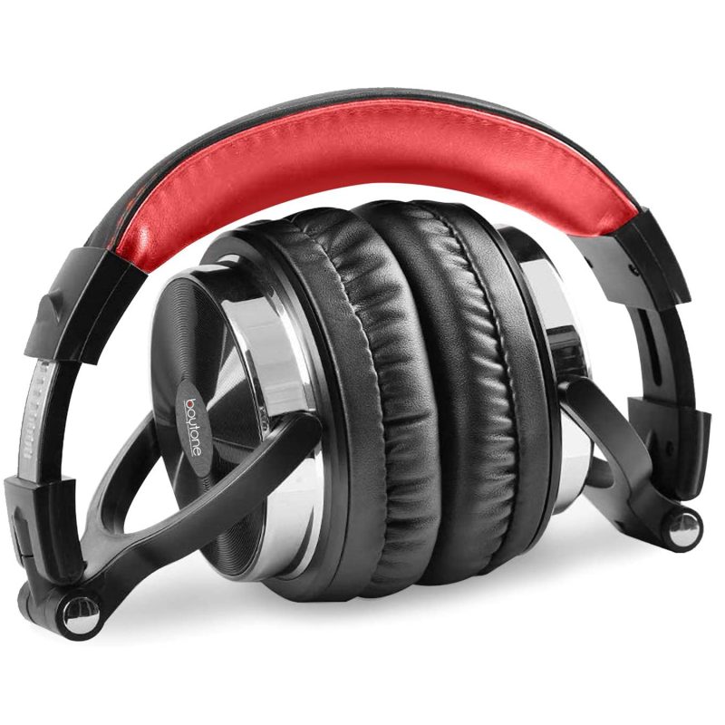 Wired Over Ear Headphones Studio Monitor & Mixing DJ Stereo Headsets ...