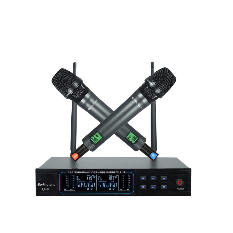 Berlingtone BR-56UM, UHF Wireless Handheld Microphone systems with120- Adjustable Channel ...