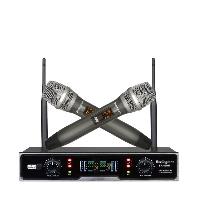 Berlingtone BR-52UM, Professional Dual Dynamic Handheld UHF Wireless ...