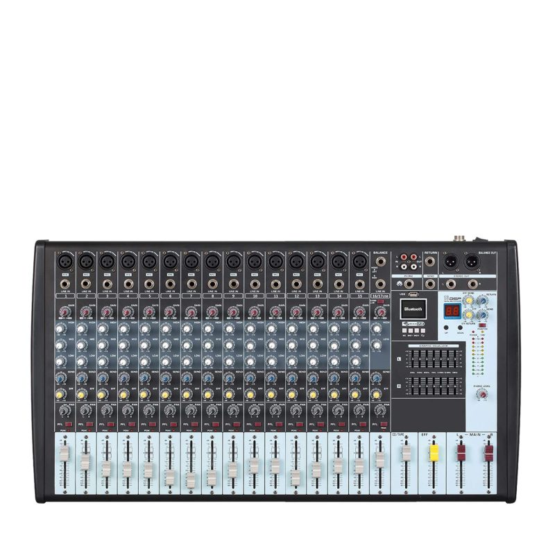 BT-160MX, 16 -Channel Bluetooth Studio Audio Mixer - DJ Sound ...