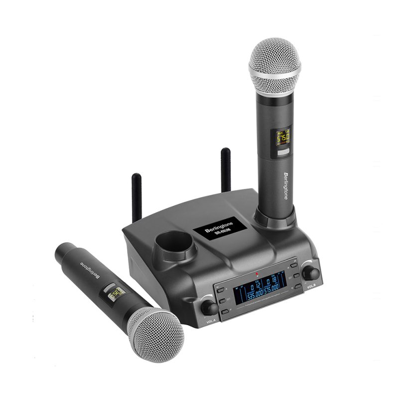 Berlingtone BR-60UM Wireless Microphone System Dual Wireless Mics ...