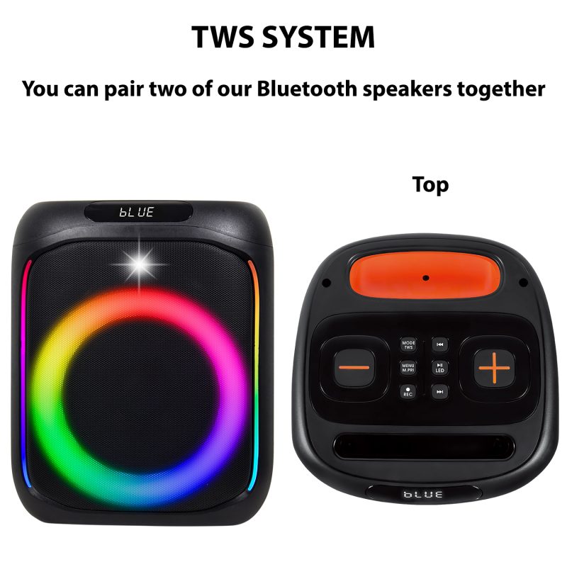 Boytone BT-63K Bluetooth Karaoke Machine - Portable Outdoor Wireless ...